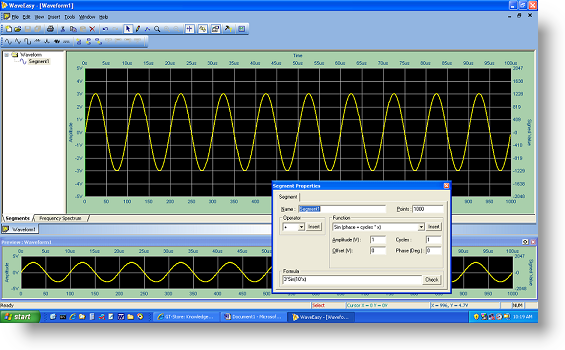 Using WaveEasy with the GX1110 Arbitrary Waveform Generator | Marvin ...