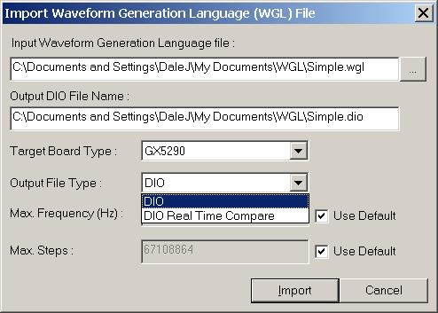 Translating Waveform Generation Language Files (WGL) to Marvin Test ...