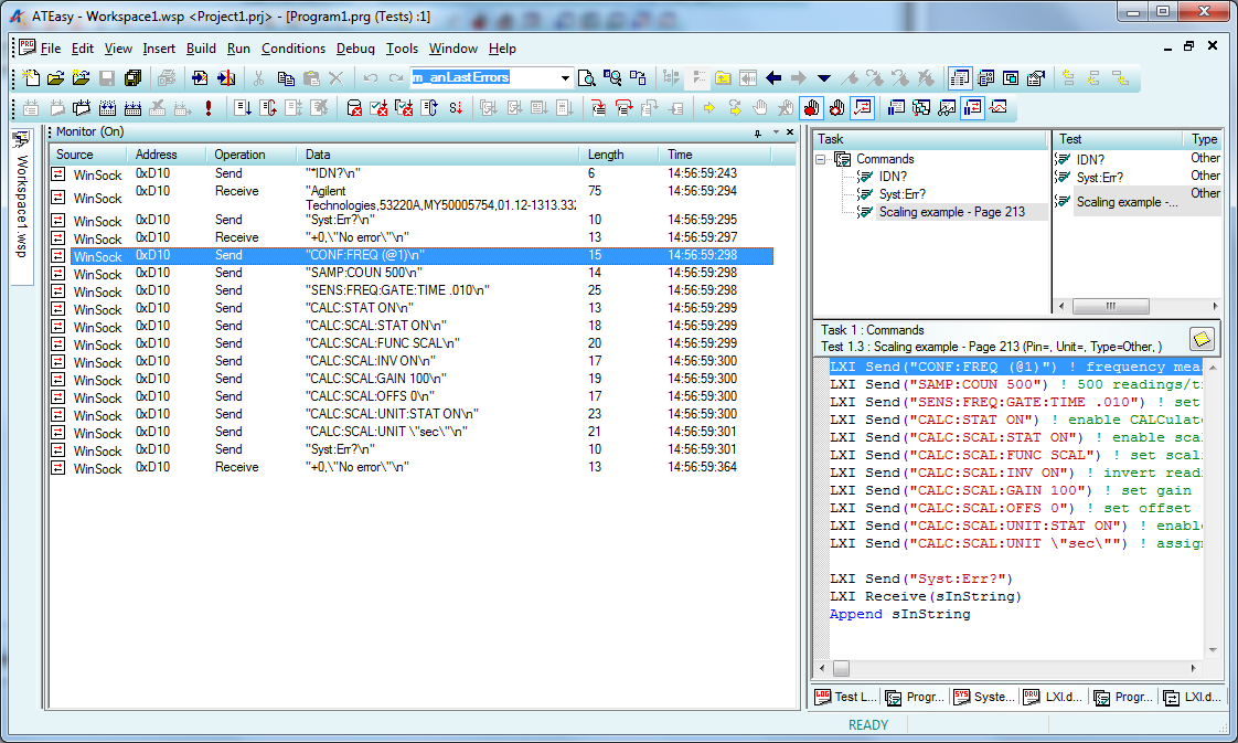 Configuring an ATEasy Instrument Driver with an LXI Interface | Marvin ...